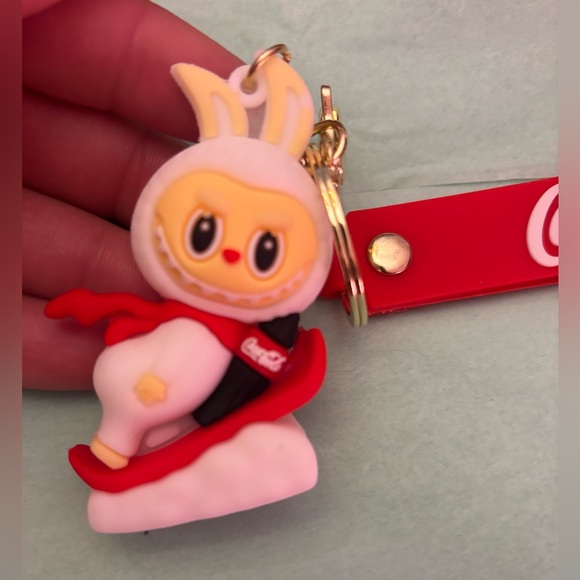 Coca Cola | Accessories | Cocacola Red Labubu Keychain | Poshmark